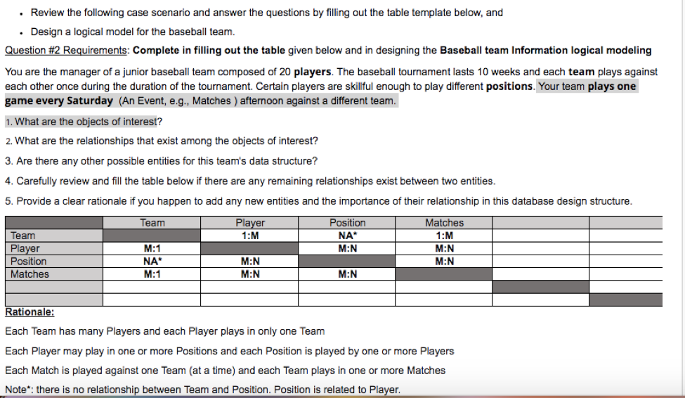 Solved You are the manager of a junior baseball team | Chegg.com