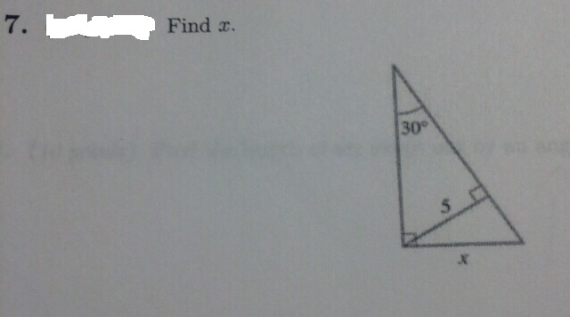 Solved Find x. | Chegg.com