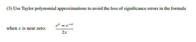 Solved Calculate The Error Relative Error And Number Of 0693