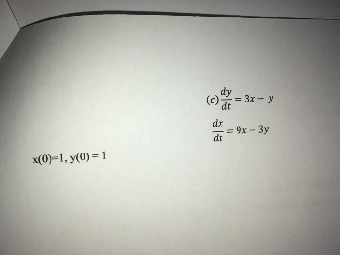 Solved Chapter 8: Systems of linear first-order differential | Chegg.com