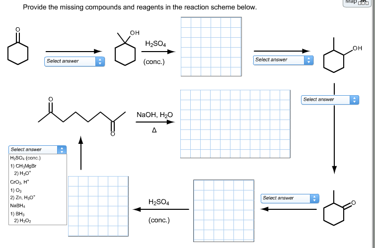 Solved Provide the missing compounds and reagents in the | Chegg.com Solved Provide the missing compounds and reagents in the | Chegg.com