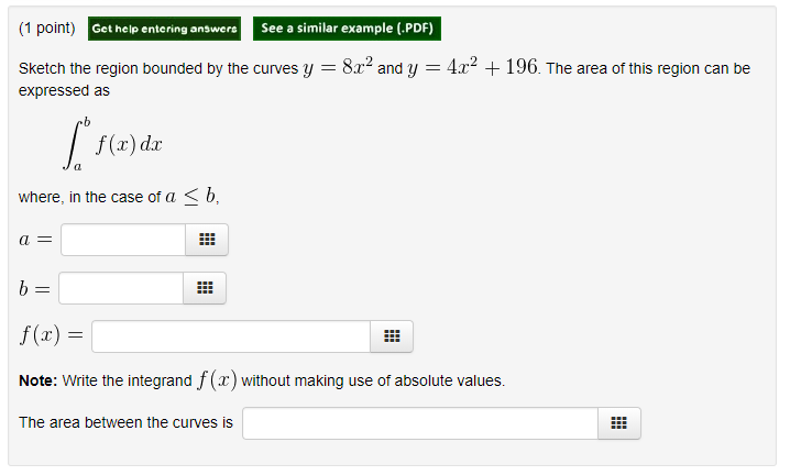Solved ( Get help entering answer See a similar example | Chegg.com