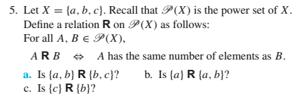 Solved Let X = {a, b, c}. Recall that P(X) is the power set | Chegg.com