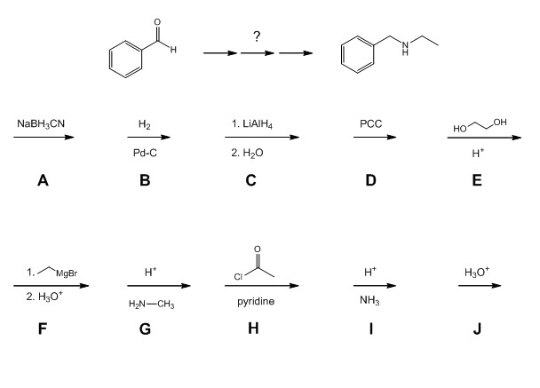 Solved complete the following synthesis by selecting from | Chegg.com