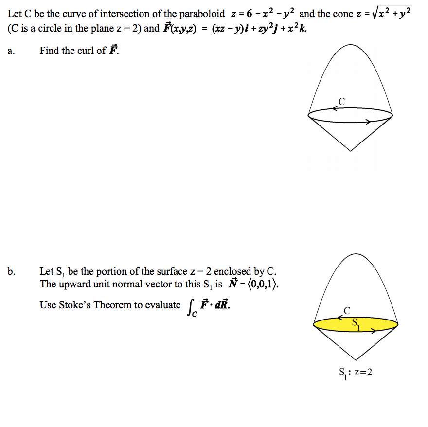 Solved Let C be the curve of intersection of the paraboloid | Chegg.com