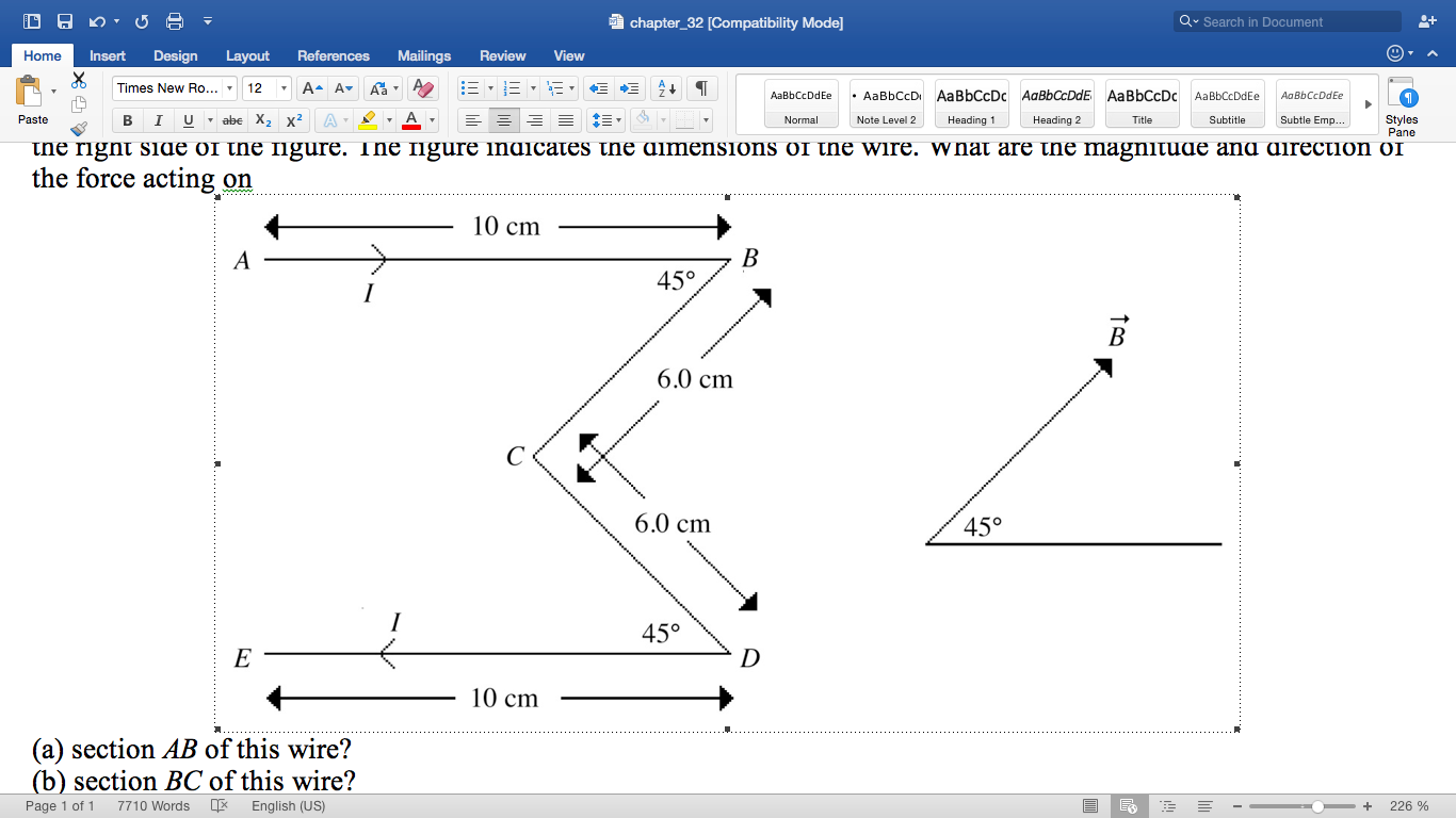 Solved A wire in the shape of an "M" lies in the plane of | Chegg.com