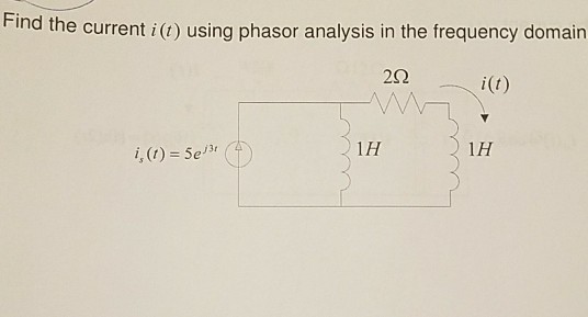 Solved Redraw the following circuit in the phasor domain, | Chegg.com