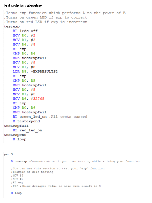Write A Subroutine Exp In Subroutines That Takes 0301