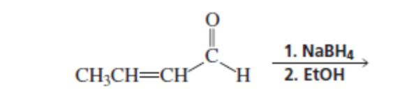 Solved 1. NaBH4 H 2. EtOH | Chegg.com