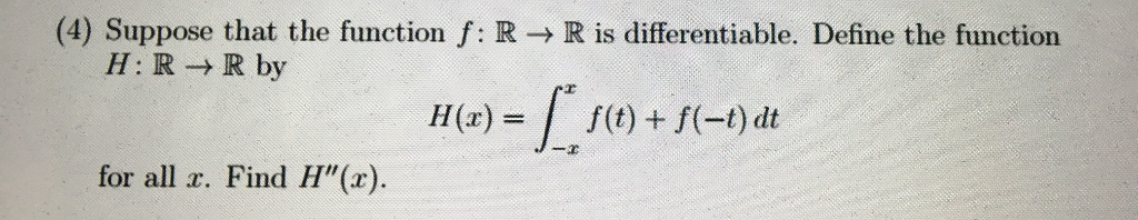 Solved Suppose that the function f: R rightarrow R is | Chegg.com
