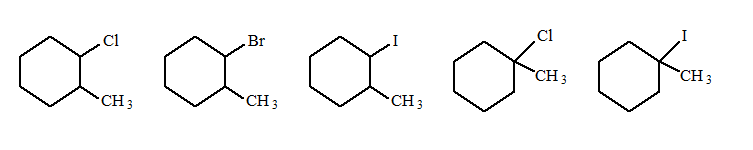 Solved Which compound will react the fastest with NaSH in | Chegg.com