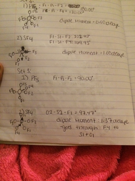 Solved Pf5 Has Five Single Bonds To The Central Atom Sf4