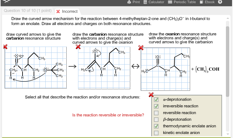 Solved Print Calculator Periodic Table Ebook Question 10 of | Chegg.com