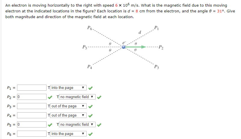 Solved An electron is moving horizontally to the right with | Chegg.com