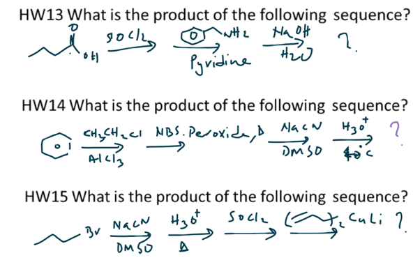Solved HW13 What is the product of the following sequence? | Chegg.com