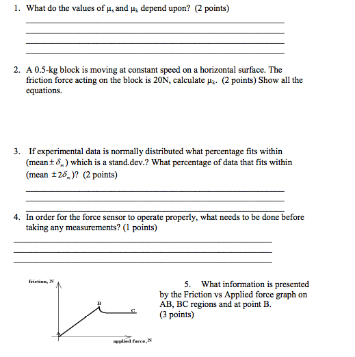 Solved 1. What do the values of Mu, and Mu k depend upon? 2. | Chegg.com