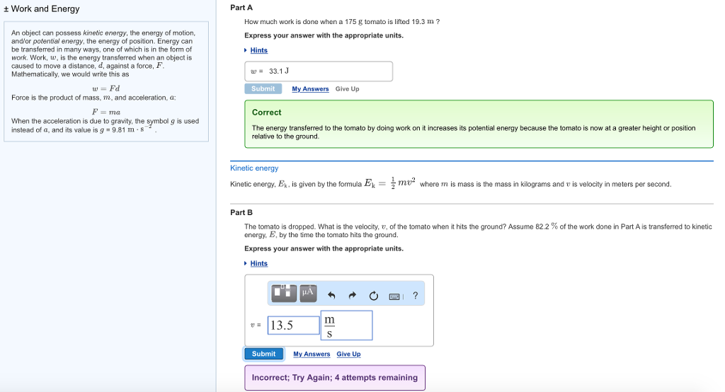 Solved Work And Energy Part A How Much Work Is Done When A Chegg Solved Work And Energy Part A How Much Work Is Done When A Chegg