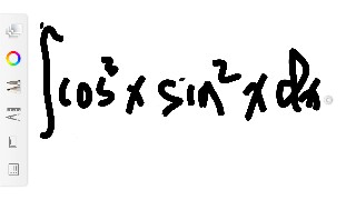 Solved Integral cos^3 x sin^2 x dx | Chegg.com