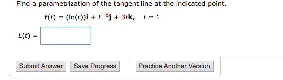 Solved Find a parametrization of the tangent line at the | Chegg.com