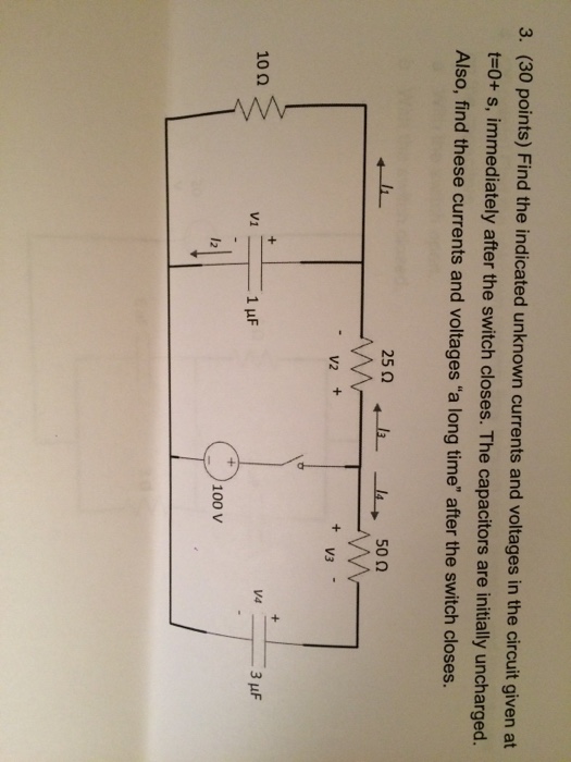 Solved Find the indicated unknown currents and voltages in | Chegg.com