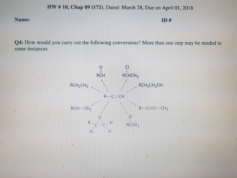 HW # 10, Chap 09 (172), Dated: March 28, Due on April | Chegg.com