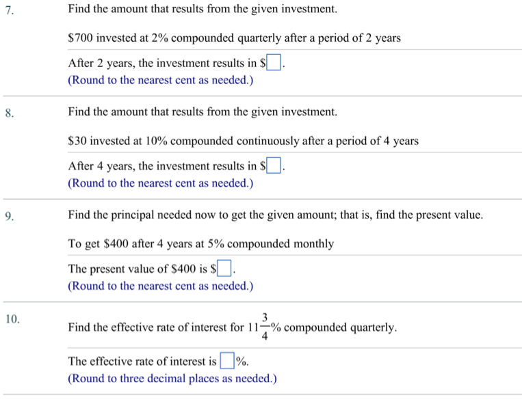 Solved The principal P is borrowed at a simple interest rate | Chegg.com