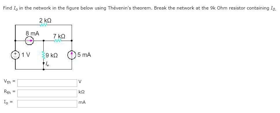 Solved Find Io in the network in the figure below using | Chegg.com