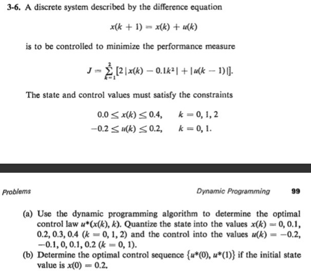 Solved 3-6. A discrete system described by the difference | Chegg.com