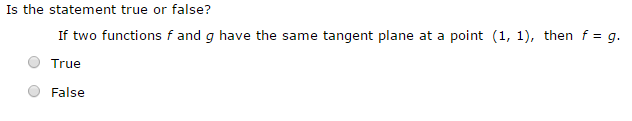 Solved Is the statement true or false? If two function f | Chegg.com