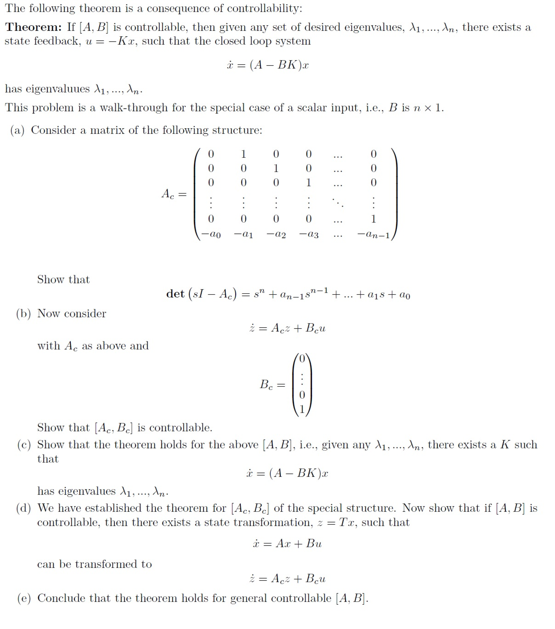 Solved The following theorem is a consequence of | Chegg.com