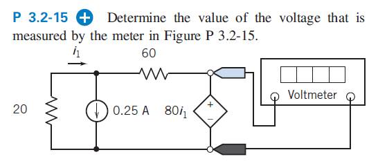 Solved Determine the value of the voltage that is measured | Chegg.com