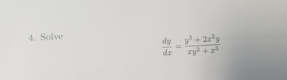 Solved 4. Solve 3 | Chegg.com