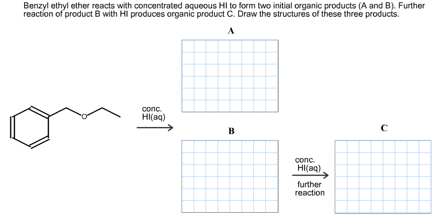 Diisopropyl Ether Reacts With Concentrated Aqueous Hi