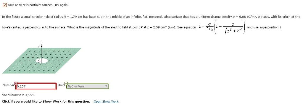 Solved In the figure a small circular hole of radius R = | Chegg.com