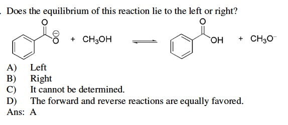 Solved Does the equilibrium of this reaction lie to the left | Chegg.com Solved Does the equilibrium of this reaction lie to the left | Chegg.com