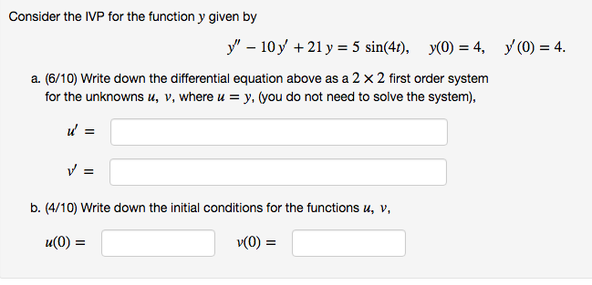 Solved: Consider The IVP For The Function Y Given By Y" - ... | Chegg.com