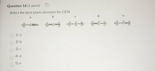Clcn Lewis Structure
