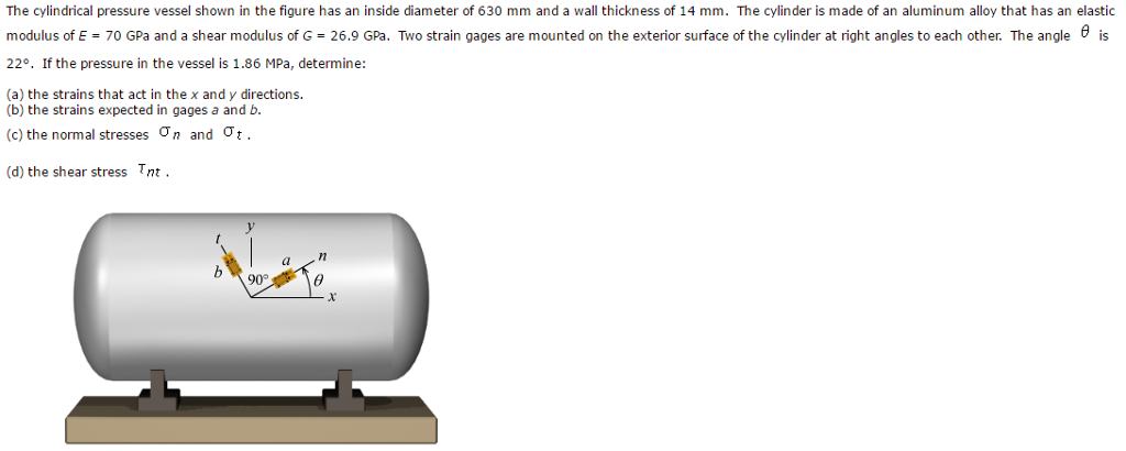 Solved The Clamped Free Cylindrical Pressure Vessel S - vrogue.co Solved The Clamped Free Cylindrical Pressure Vessel S - vrogue.co