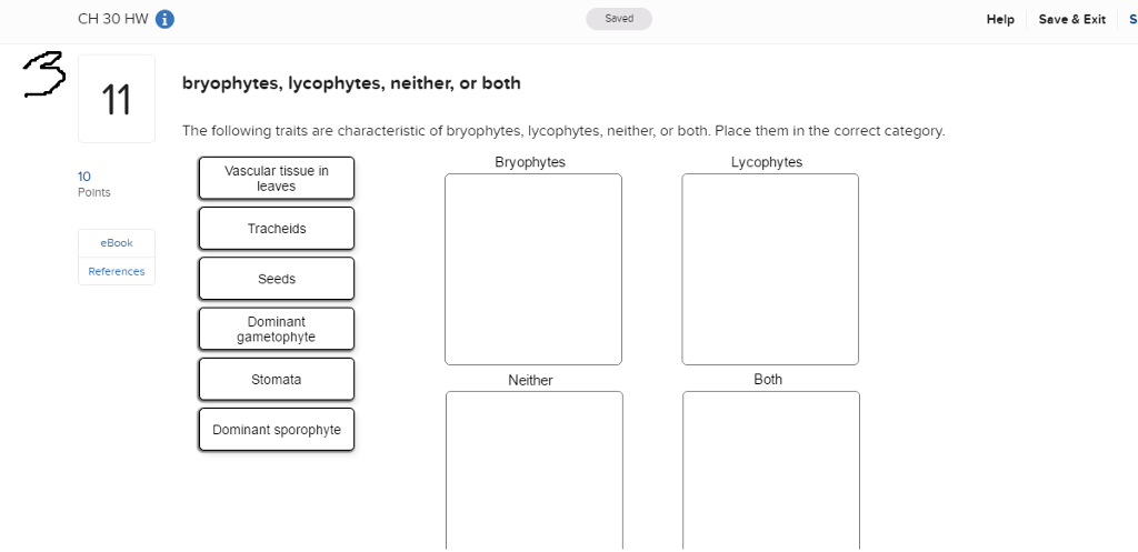 Solved The following traits are characteristic of | Chegg.com