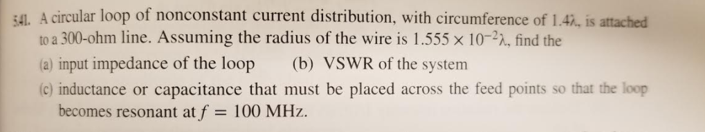 Solved 41. A circular loop of nonconstant current | Chegg.com