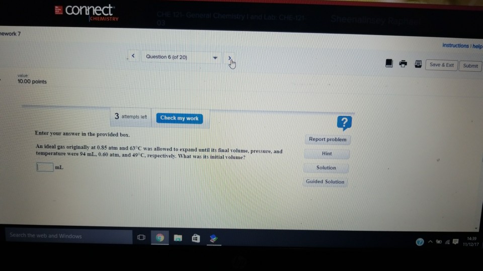 Solved connect CHEMISTRY ework 7 instructions I help | Chegg.com Solved connect CHEMISTRY ework 7 instructions I help | Chegg.com