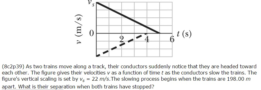 Solved As two trains move along a track, their conductors | Chegg.com