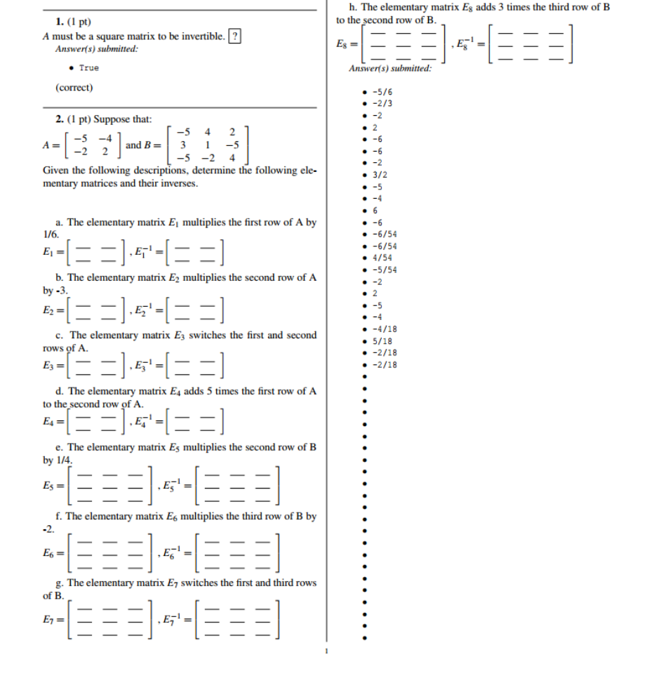 Solved Difficulty with two Linear Algebra problems. Help | Chegg.com
