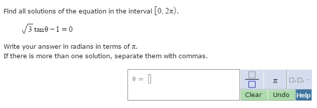 Solved Find all solutions of the equation in the interval | Chegg.com