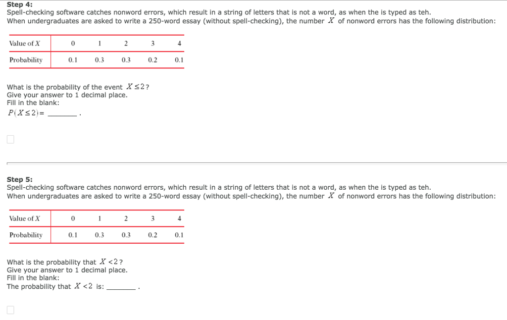 Solved Step 1: Some games of chance rely on tossing two | Chegg.com