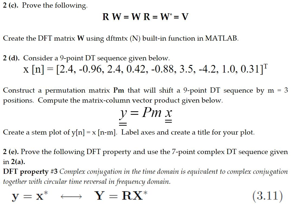 Pm is a square matrix used to implement circular | Chegg.com
