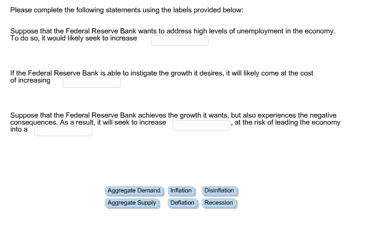 Solved Please complete the following statements using the | Chegg.com