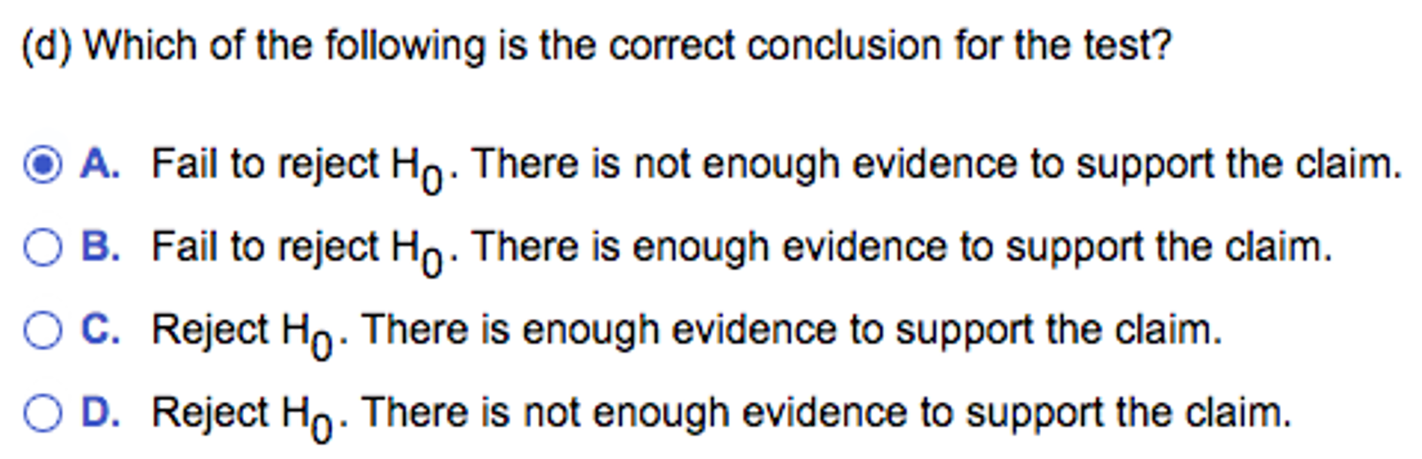 Solved ?(a) Write the claim mathematically and identify H0 | Chegg.com