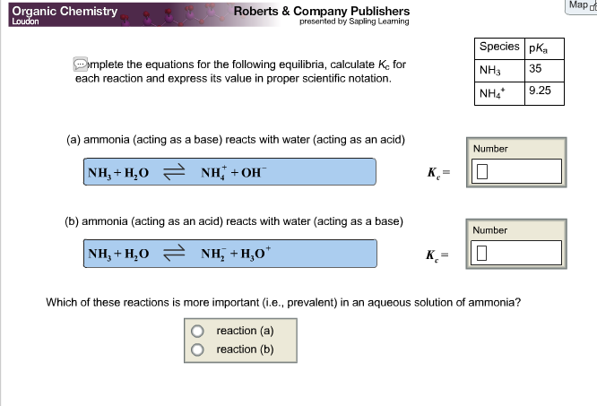 Solved Complete these acid and base equations to find the | Chegg.com