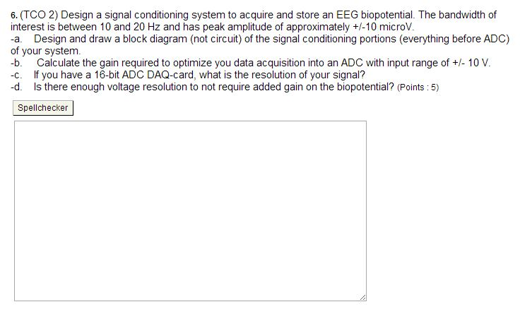 Solved Design a signal conditioning system to acquire and | Chegg.com